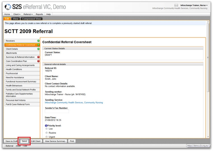 Step 3: Send Referral | S2S Userguide